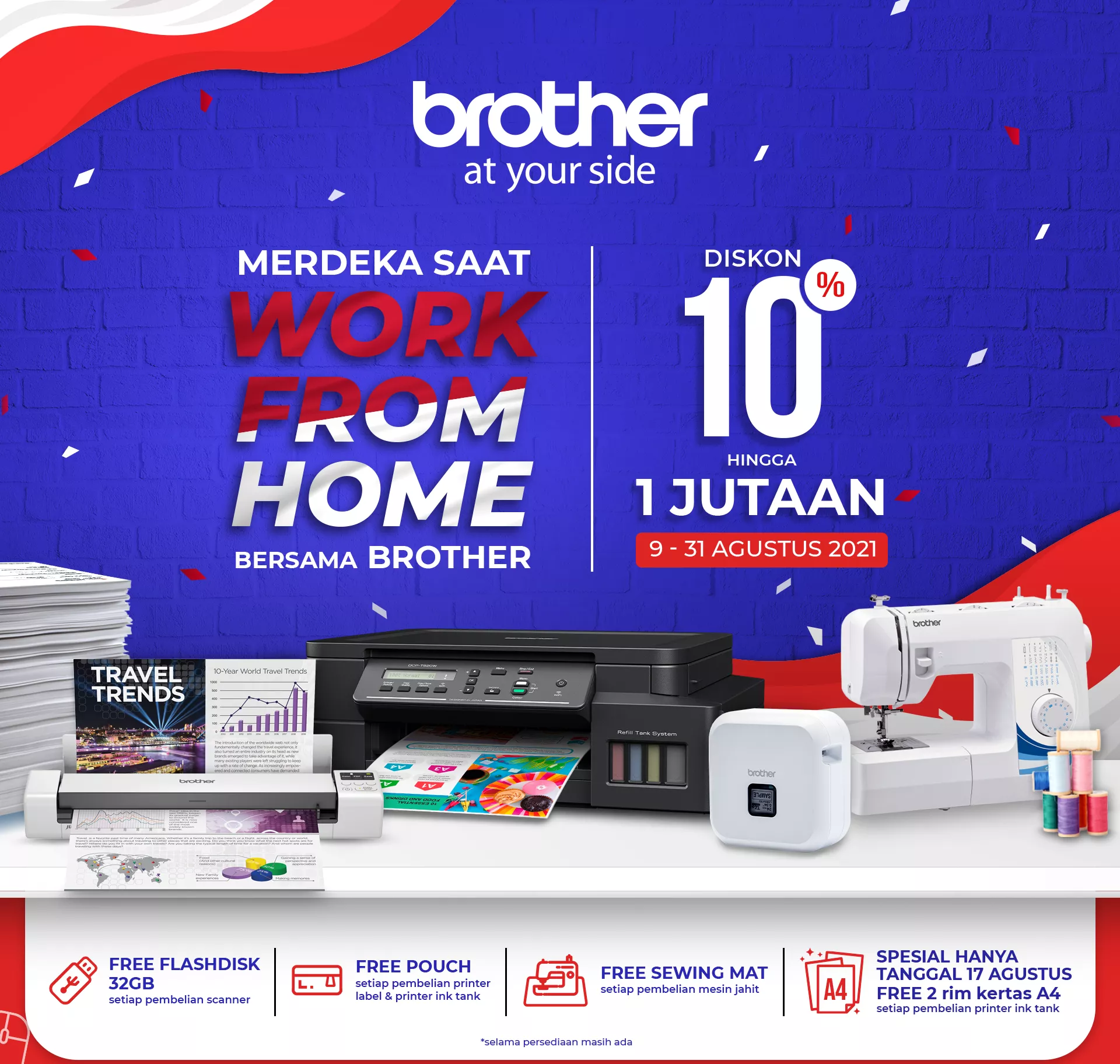 Work From Home | Brother Indonesia