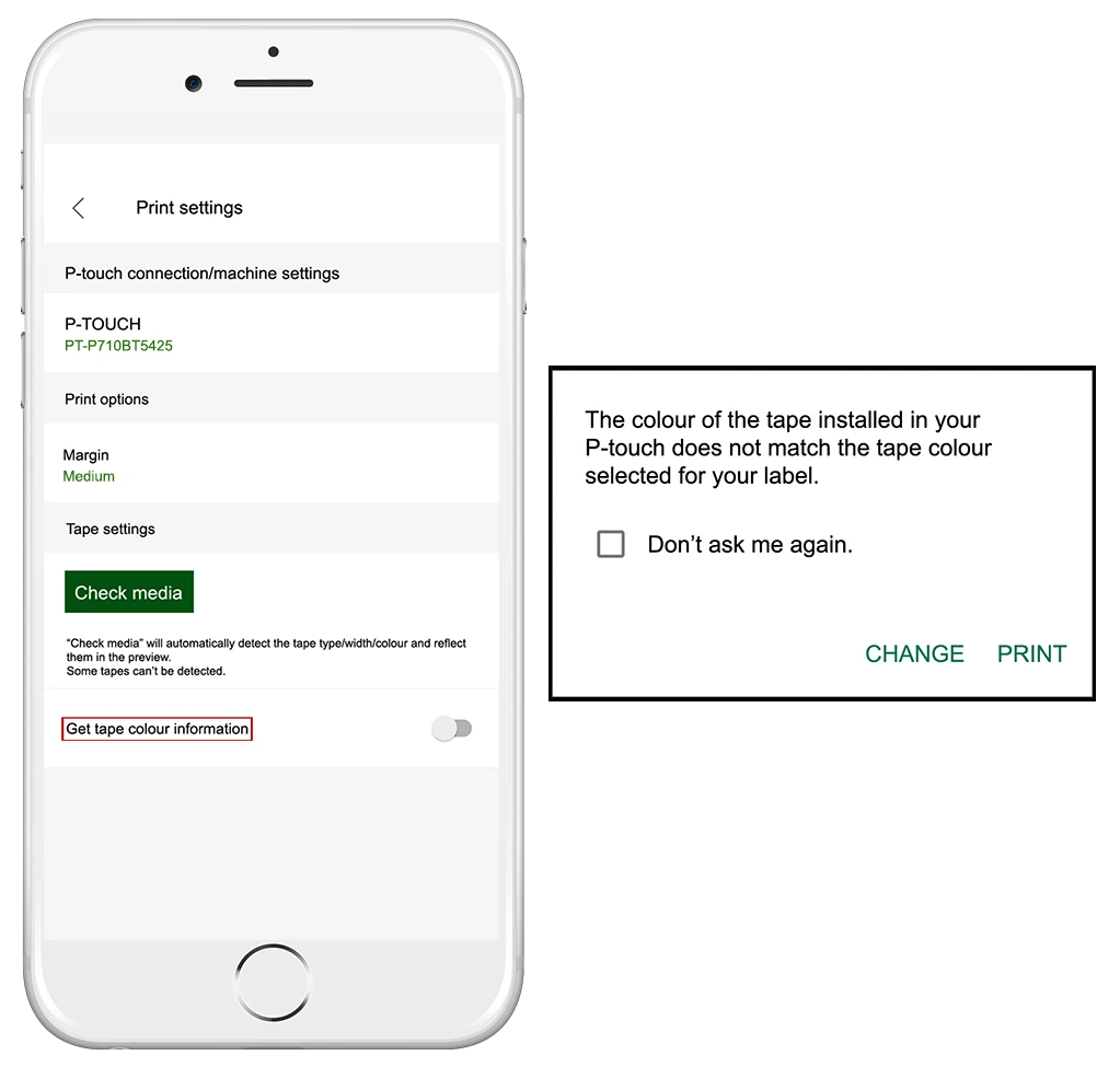 Functionality of P-touch Design&Print 2 app | Brother Indonesia
