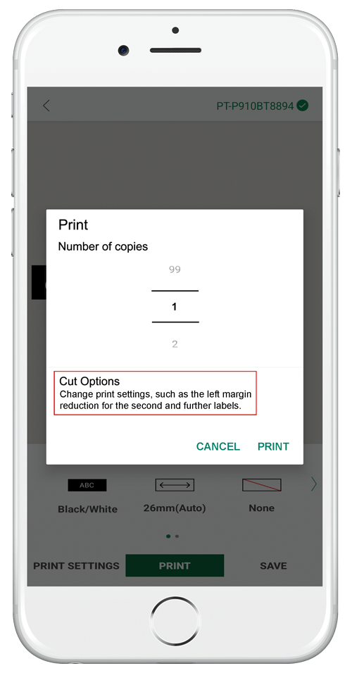 Functionality of P-touch Design&Print 2 app | Brother Indonesia