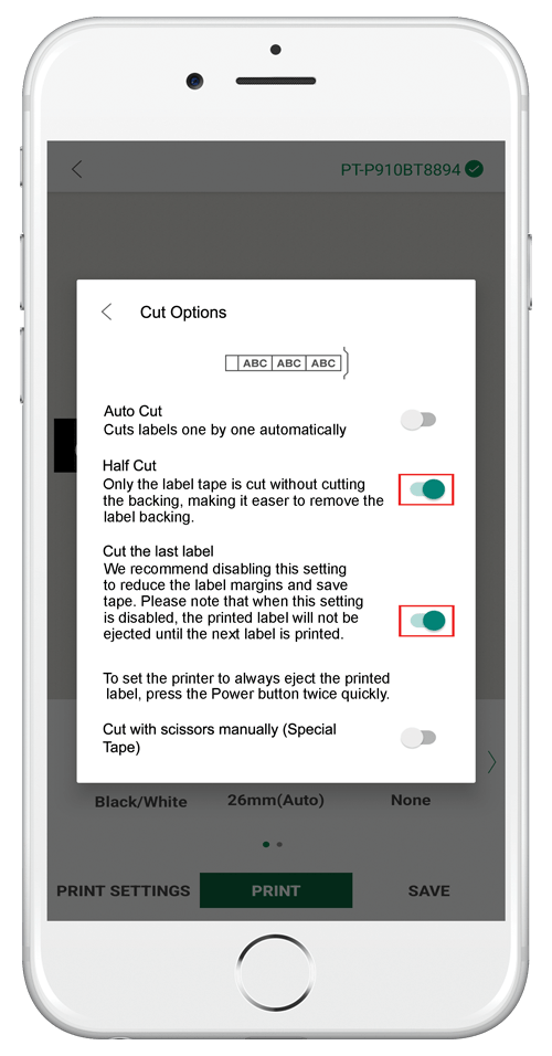 Functionality of P-touch Design&Print 2 app | Brother Indonesia